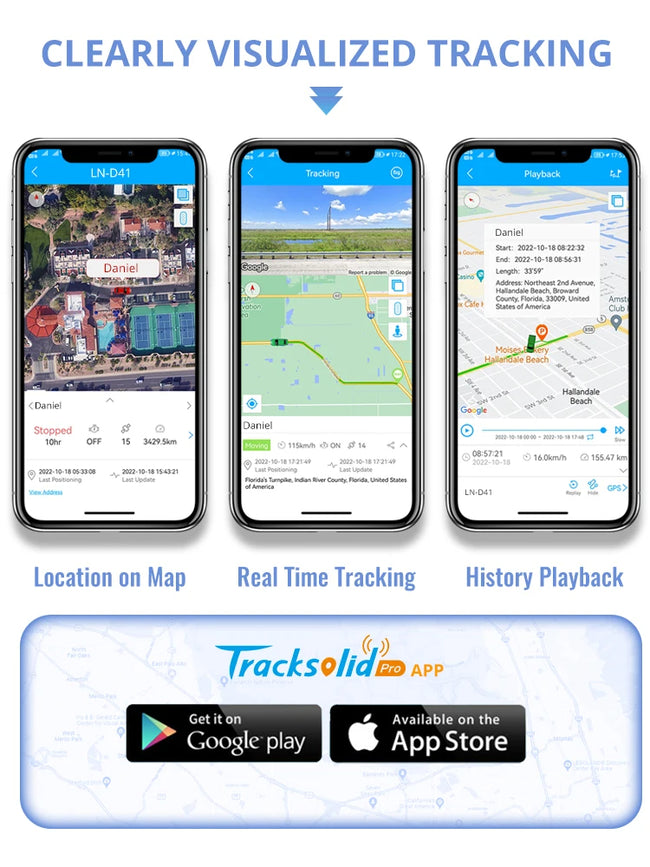 Jimilot Qbit M 4G Portable GPS Tracker Mini Locator Time-Phased Workin